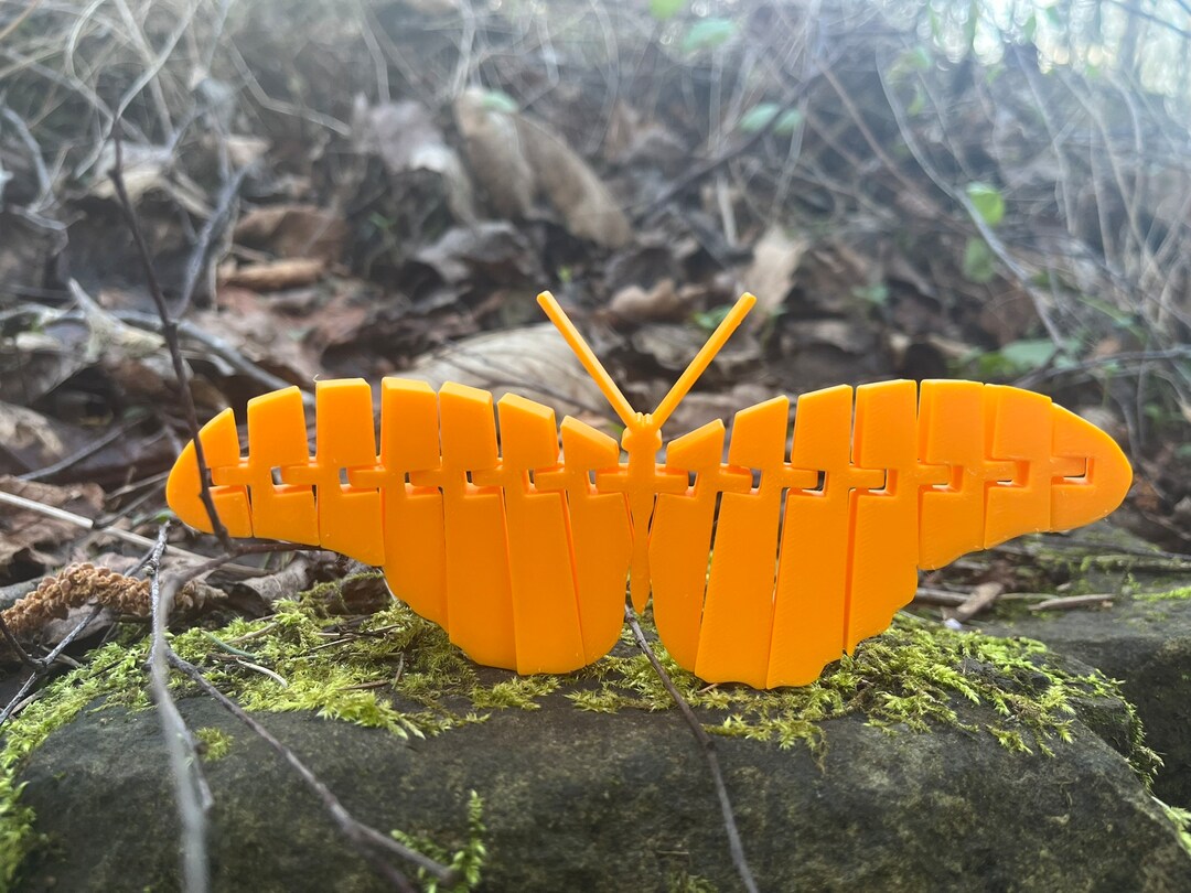Articulated Butterfly Fidget Toy - Flutter Into Relaxation With Every ...