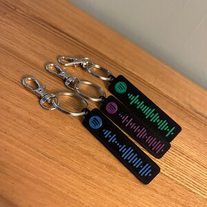 Personalised Spotify QR Code Keyring - Give the Gift of Your Love ...