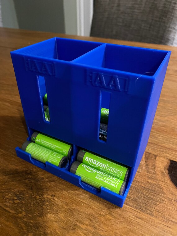 Double AA Battery Holder and Dispenser | Etsy