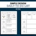 Timeblock Daily to Do List Printable // Daily Schedule // One Page ...