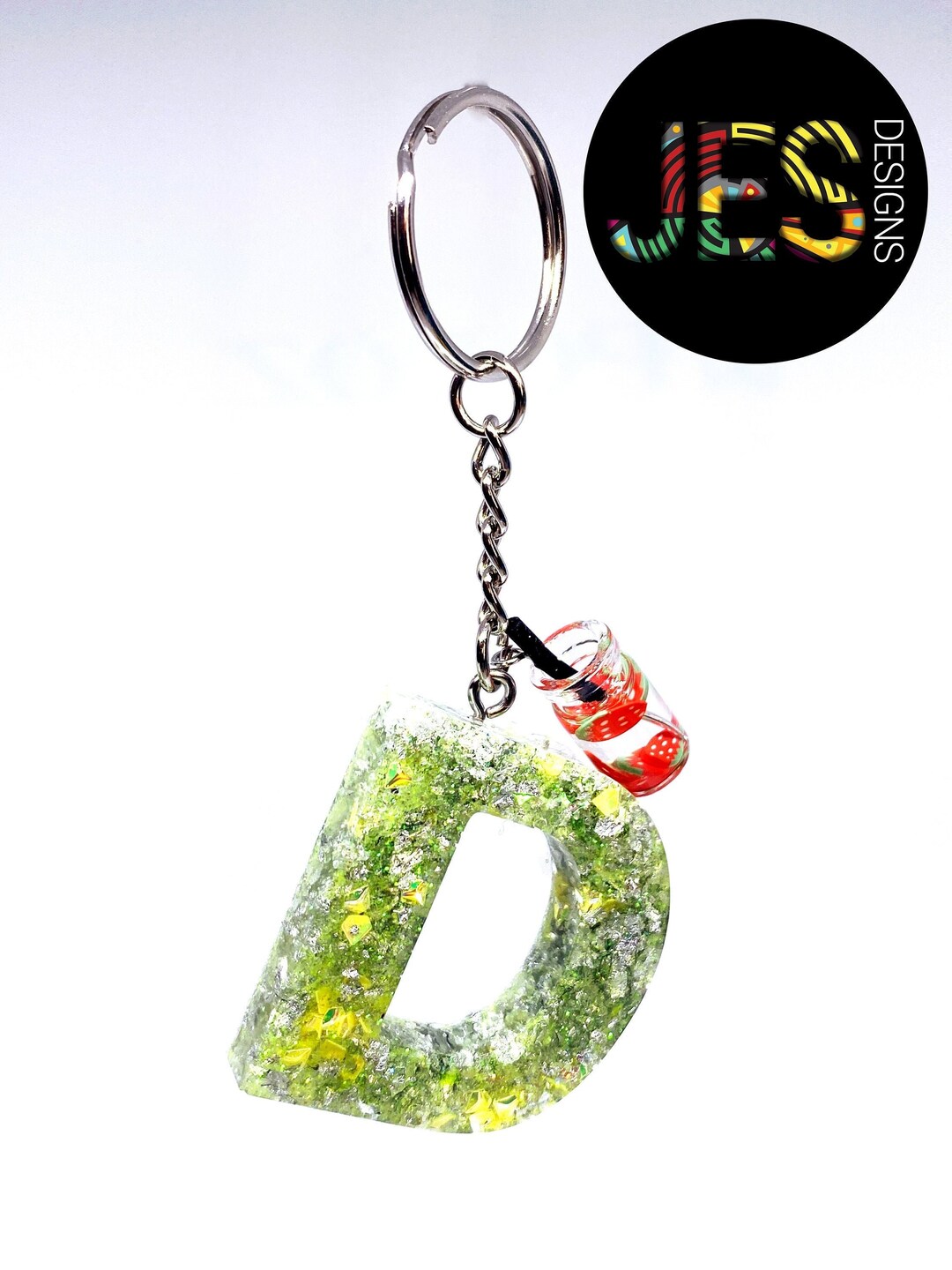 Letter Keychains - Etsy