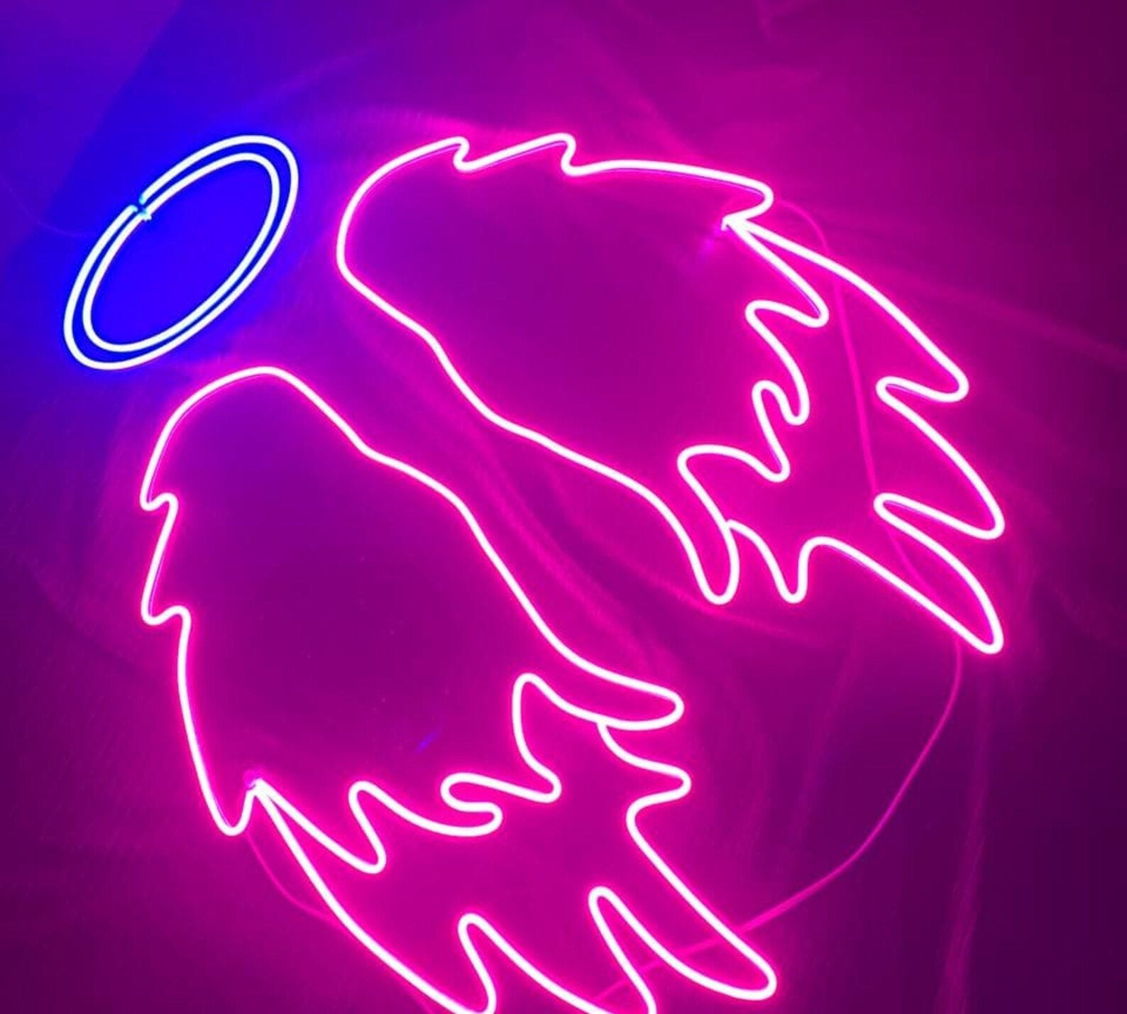 Neon wings neon sign custom neon sign neon sign bedroom | Etsy