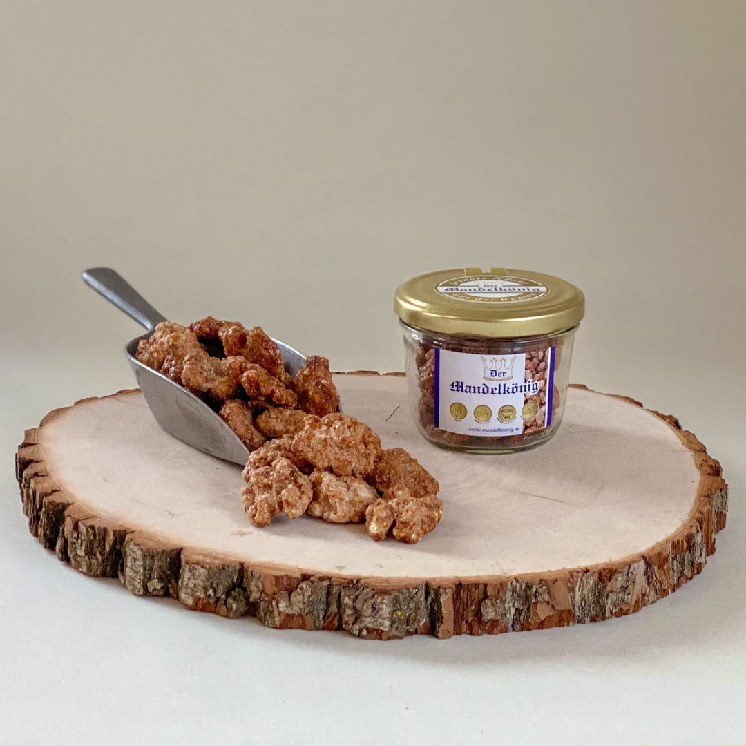 Burnt Walnuts With Little Sugar in Decorative Glass 100g - Etsy