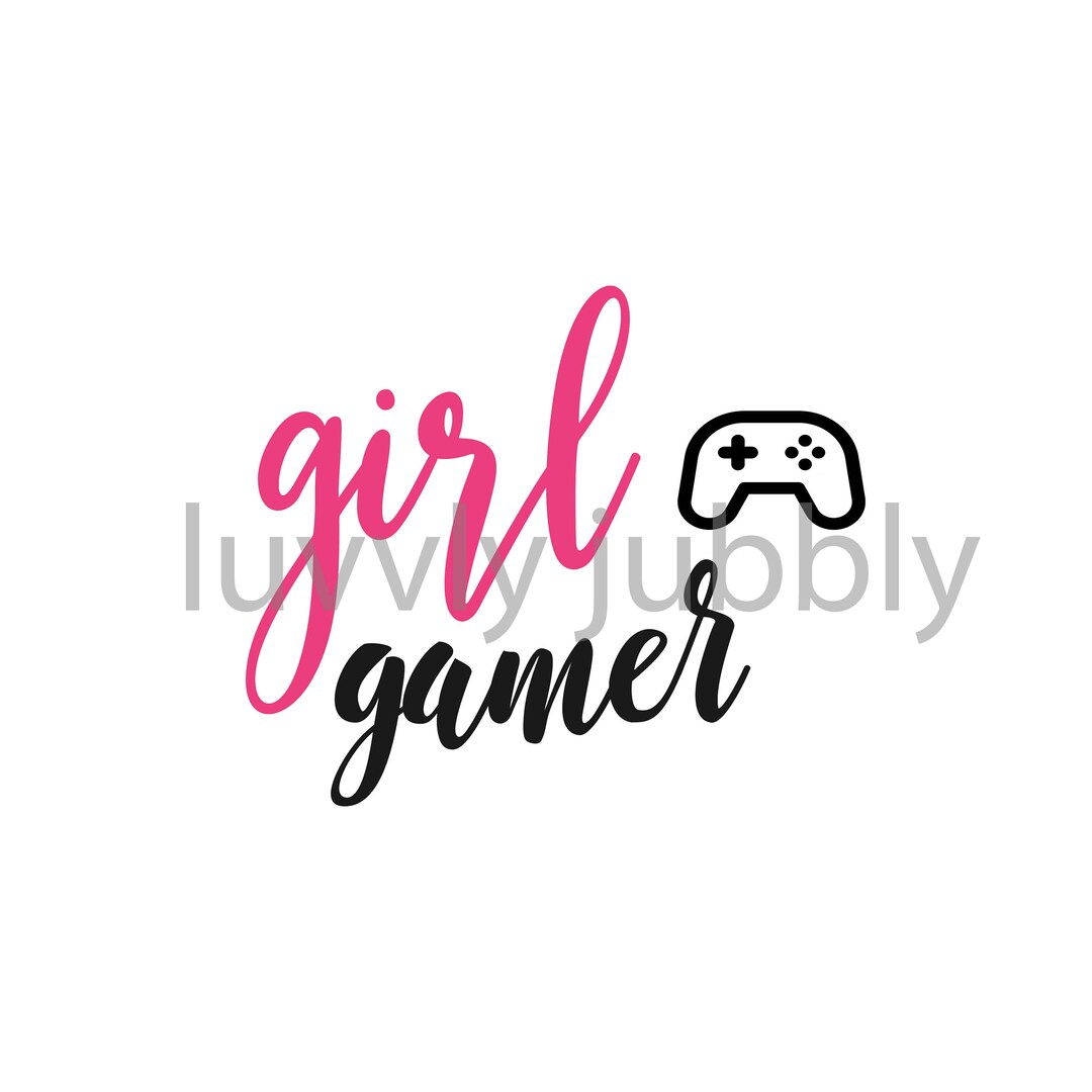 Girl Gamer-svg-png-pdf - Etsy