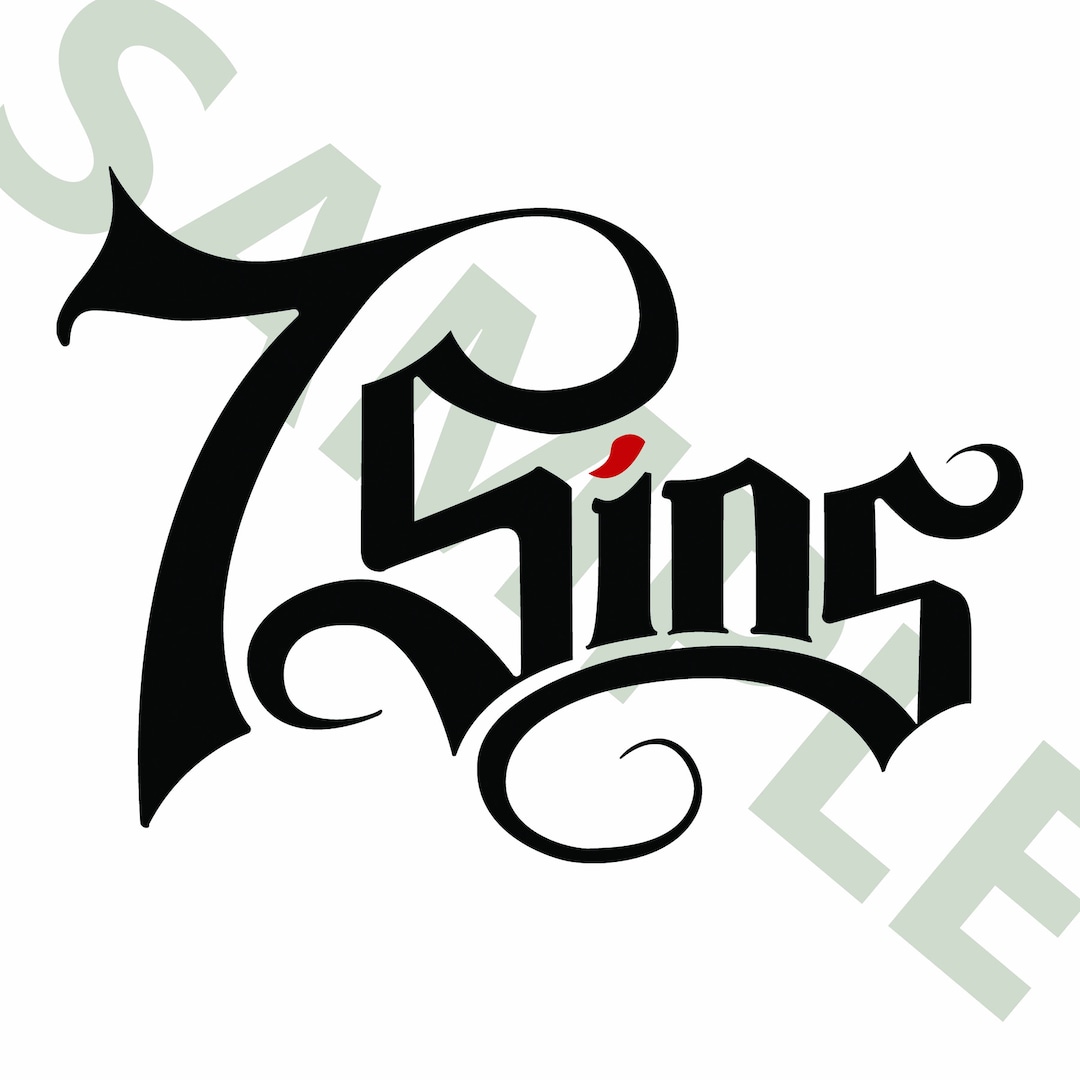 Seven Deadly Sins Logo-png,pdf & JPG - Etsy