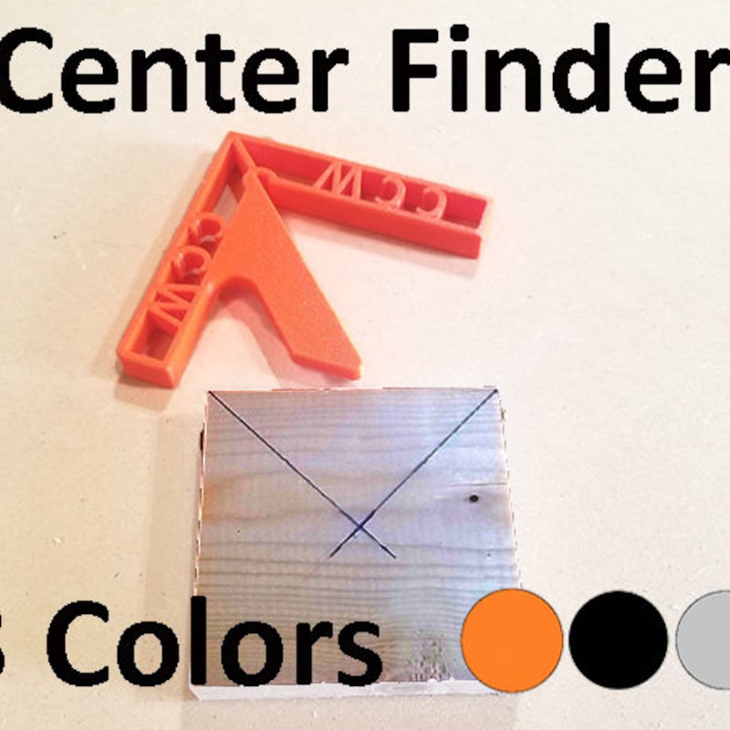 3d Printed Center Finder - Etsy