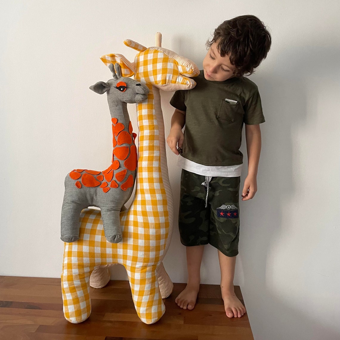 PDF Giraffe Toy Sewing Pattern- Stuffed Animal Gift- Printable 24-39 ...