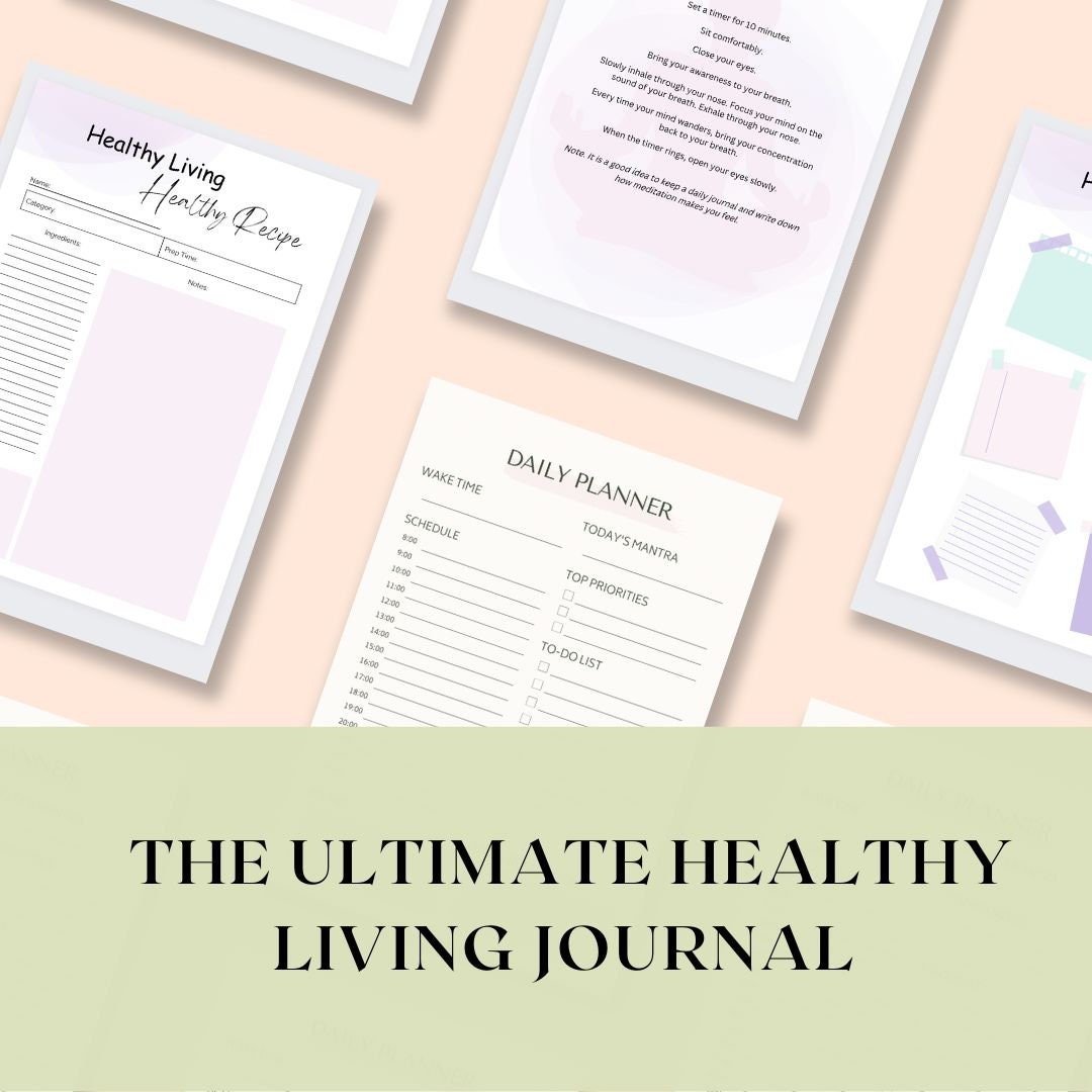 The Ultimate Healthy Lifestyle Planner - Etsy