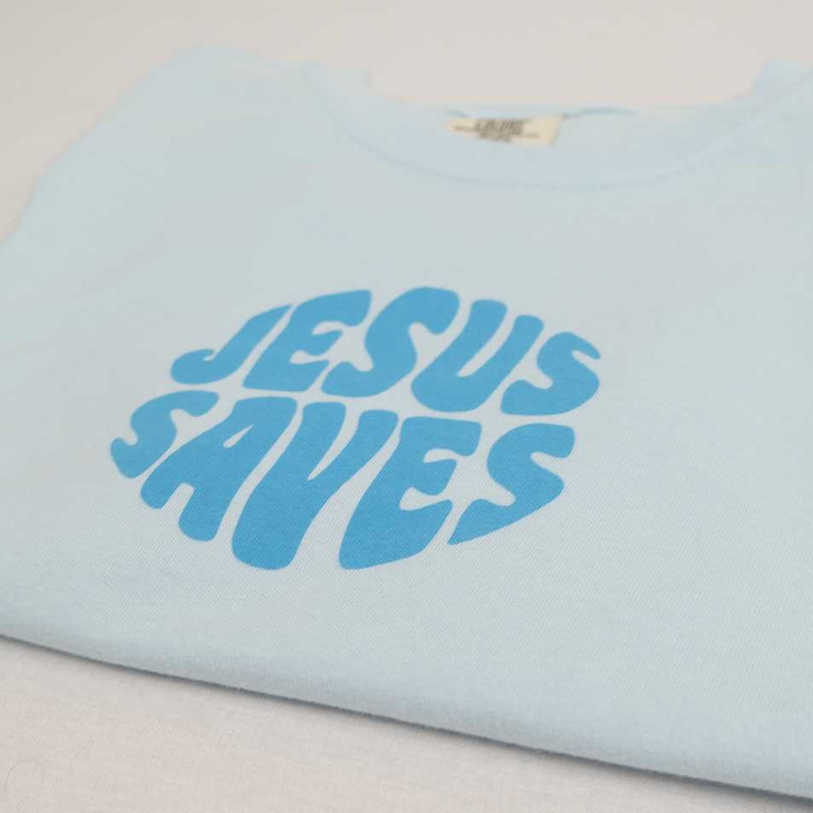 Jesus Saves T Shirt, Trending Christian Apparel, Comfor Colors, Faith ...
