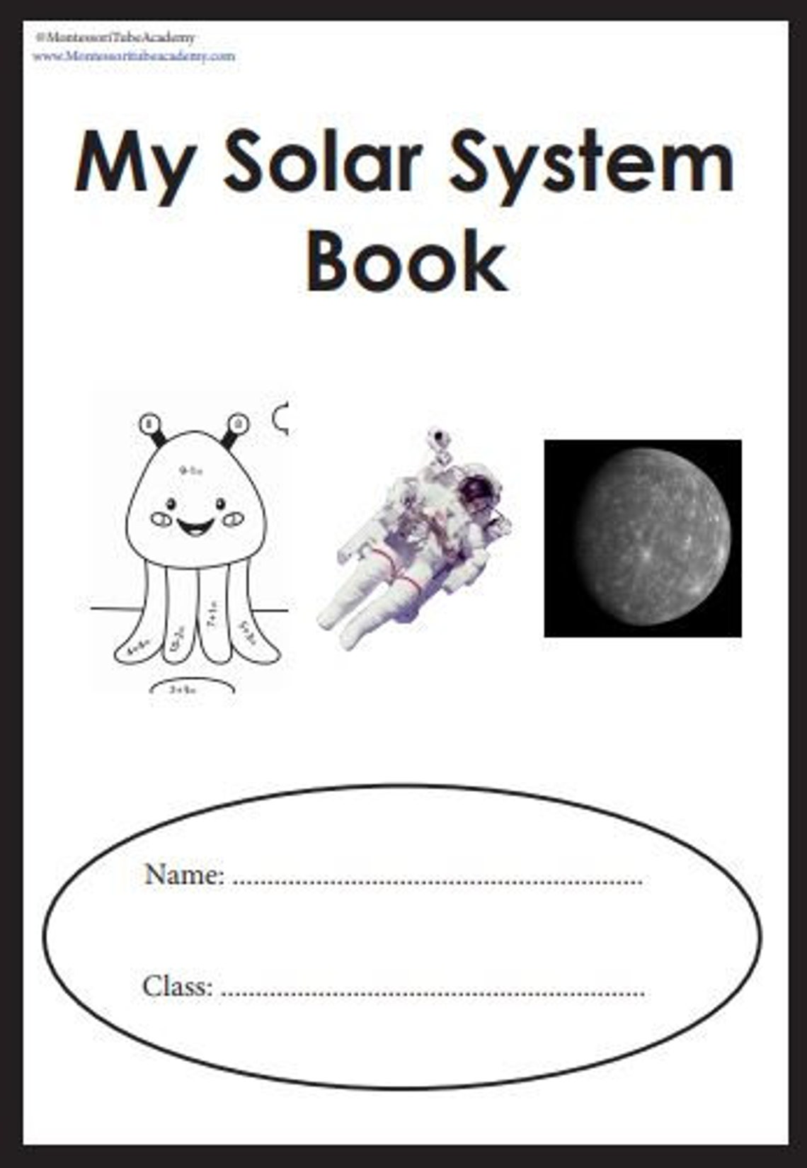 Solar System Pack Booklet - Etsy