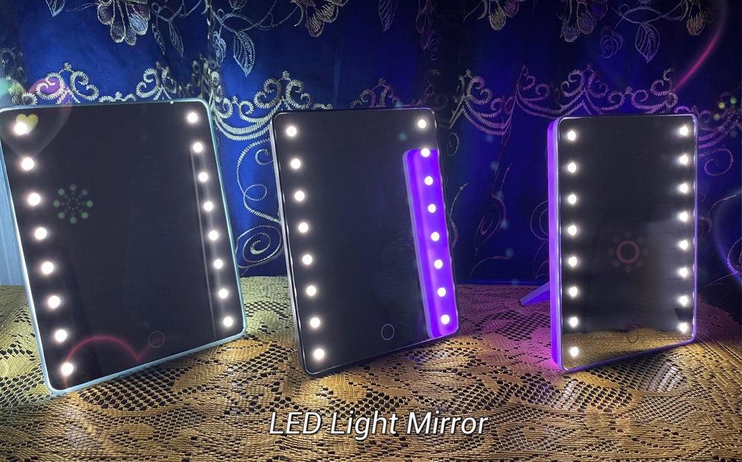 LED Mirror // Smart Touch Sensor // Adjustable Lighting // CUSTOMIZABLE ...