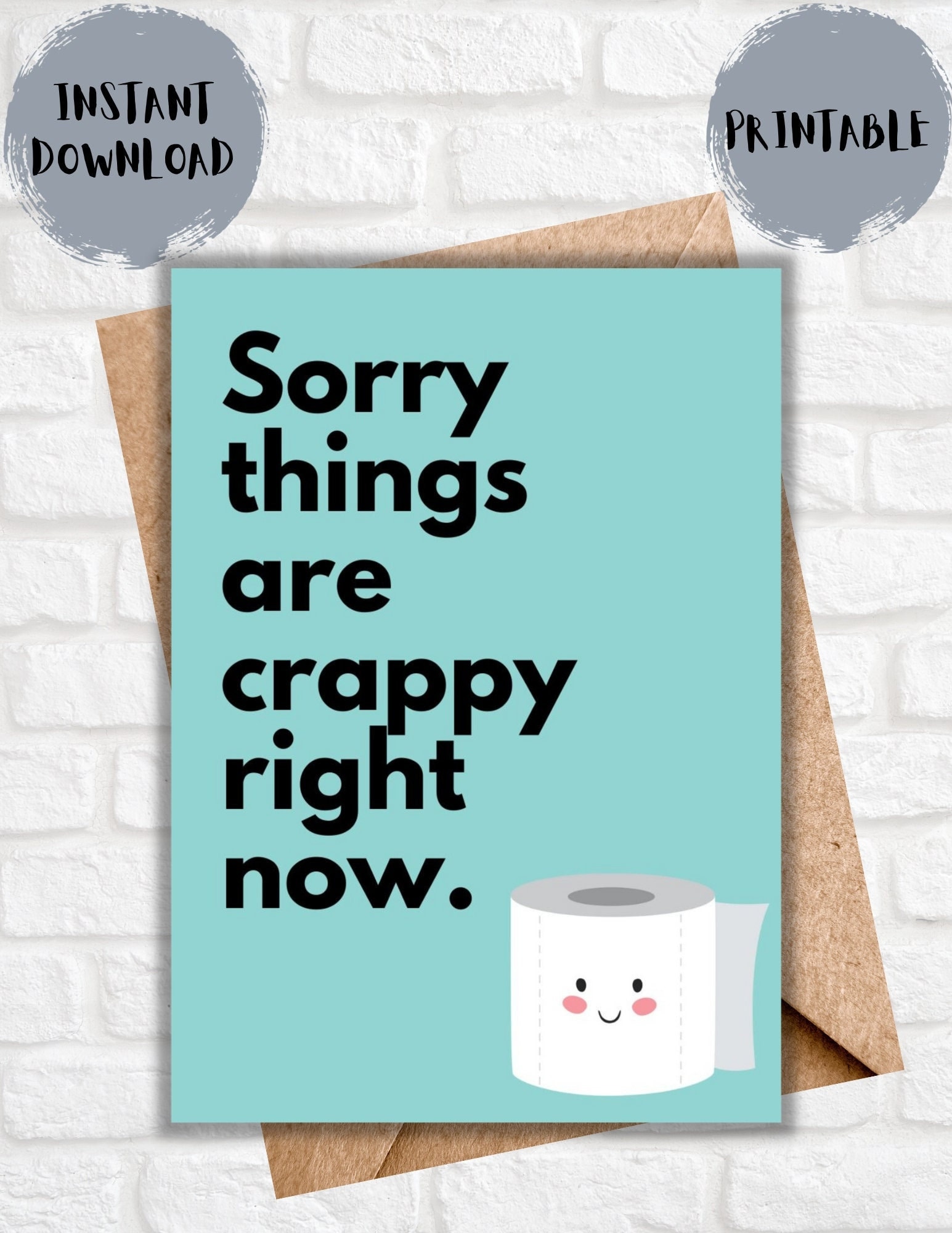 PRINTABLE Friend Card, Friend Card PRINTABLE, Thinking of You Card ...