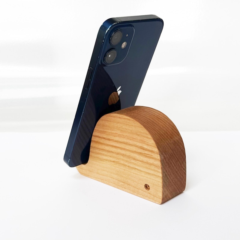 Wood Phone Stand - Etsy