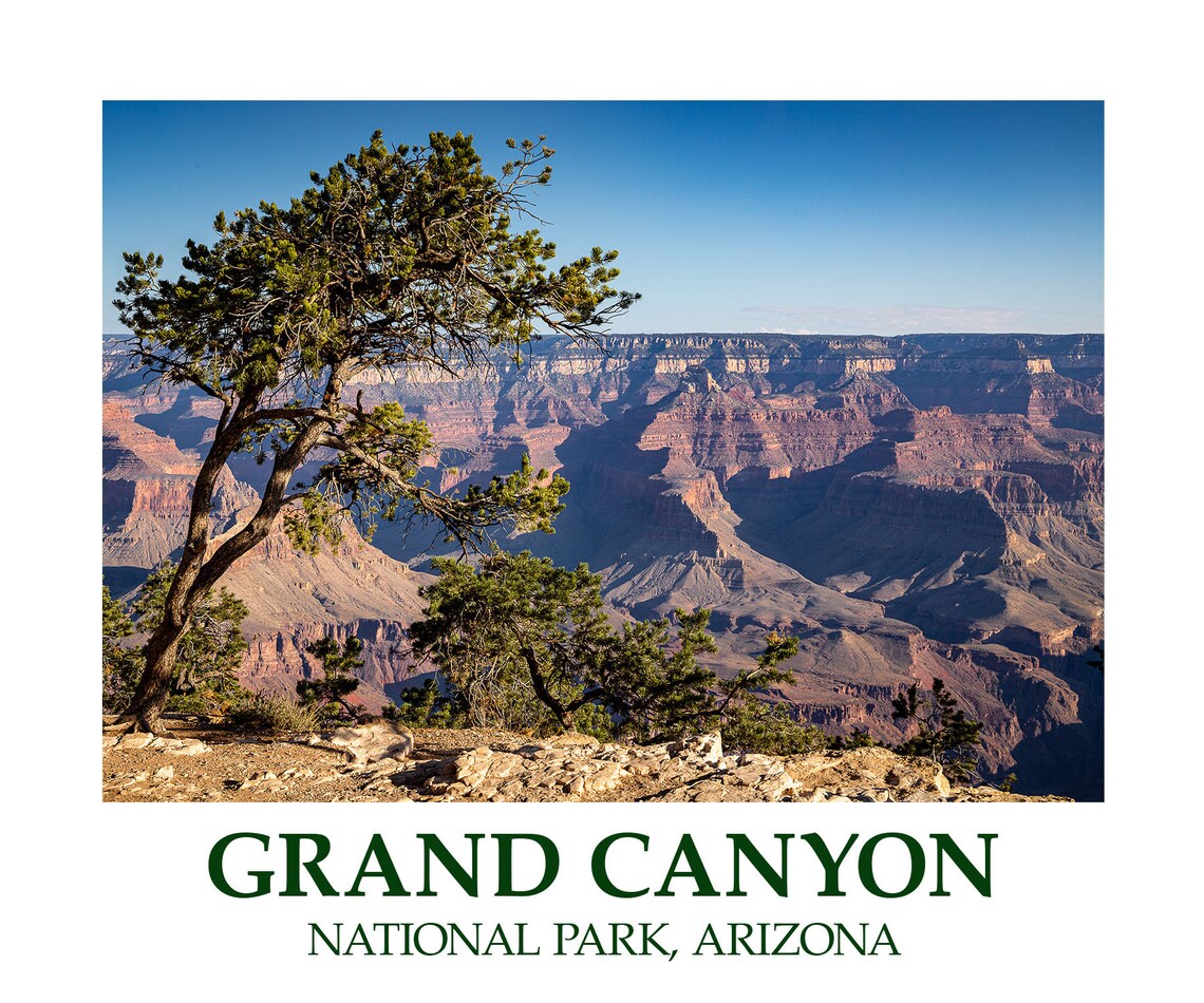 Grand Canyon National Park Photo Poster 20x24 - Etsy