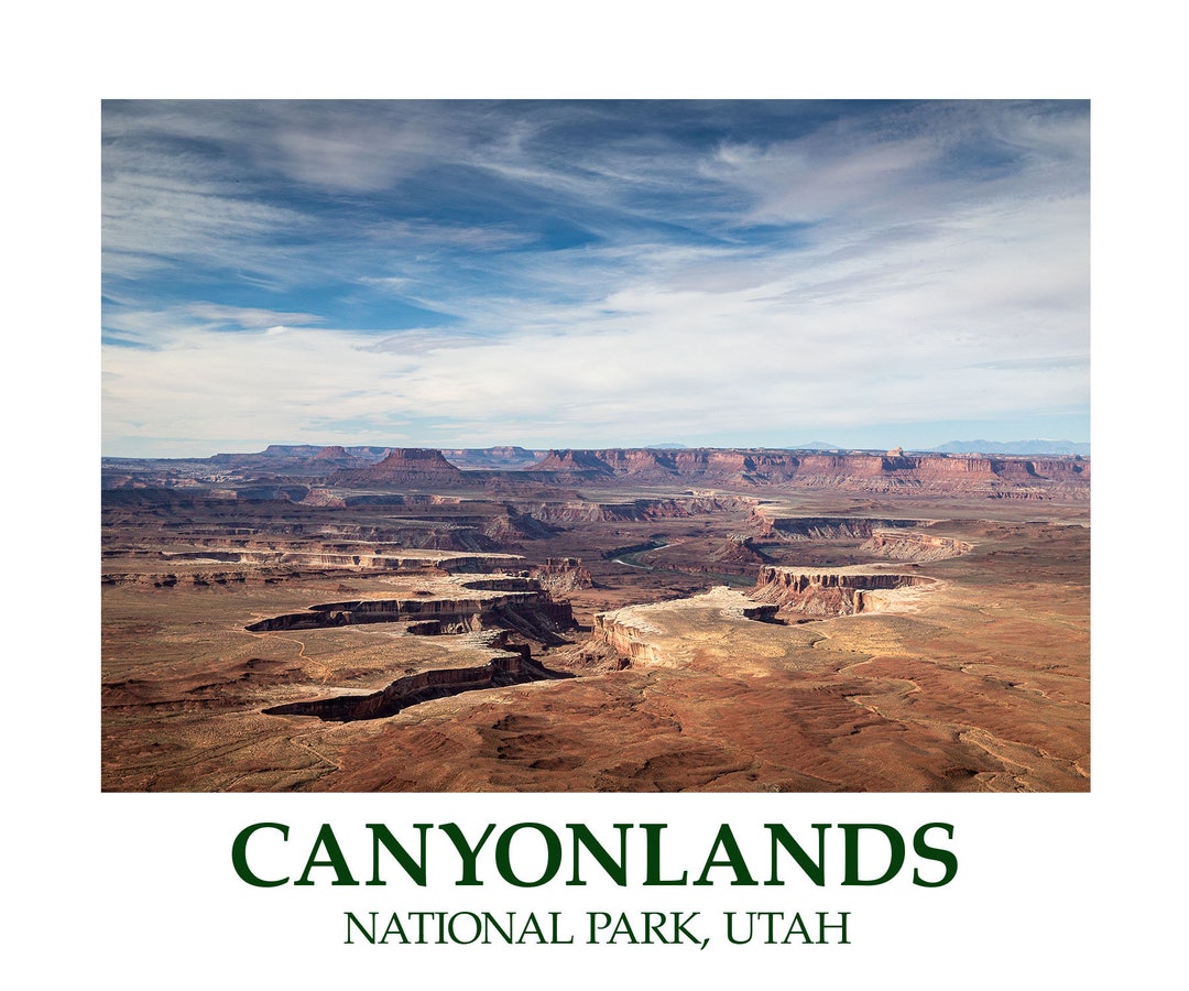 Canyonlands National Park Photo Poster 20x24 - Etsy