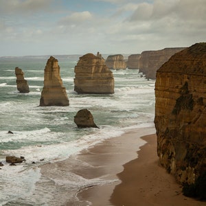 Twelve Apostles, Great Ocean Road, Australia, Photograph on Satin ...