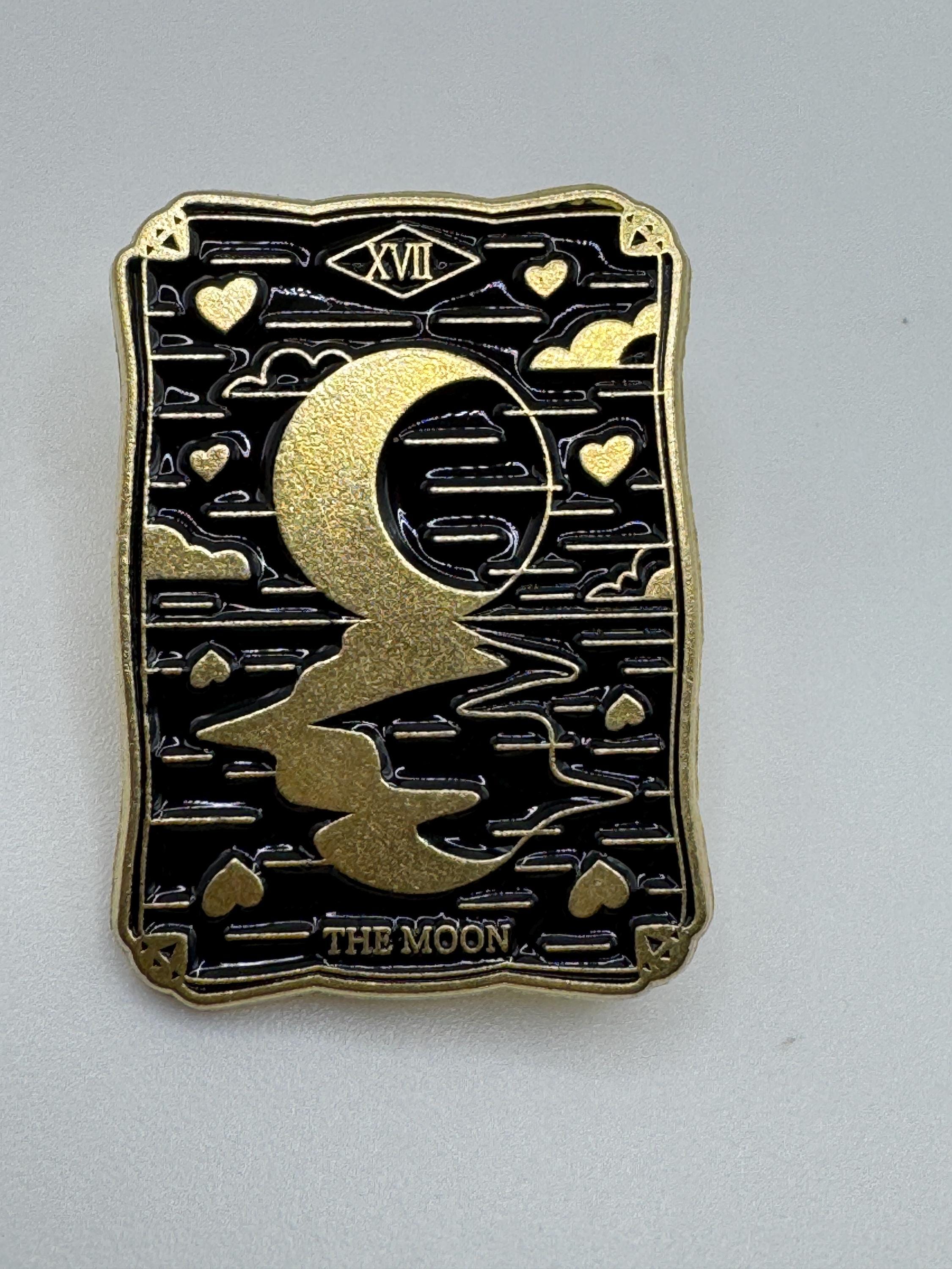 Vintage-inspired Tarot \ Card Enamel Pin - Gothic Mysticism Major ...