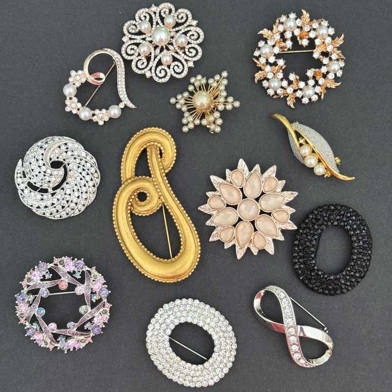 Napier Brooch Swirl - Etsy