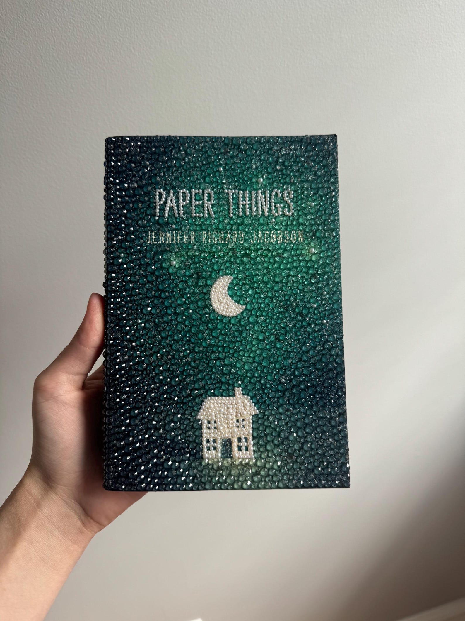 Custom Hand-bedazzled Rhinestone Book Cover - Etsy