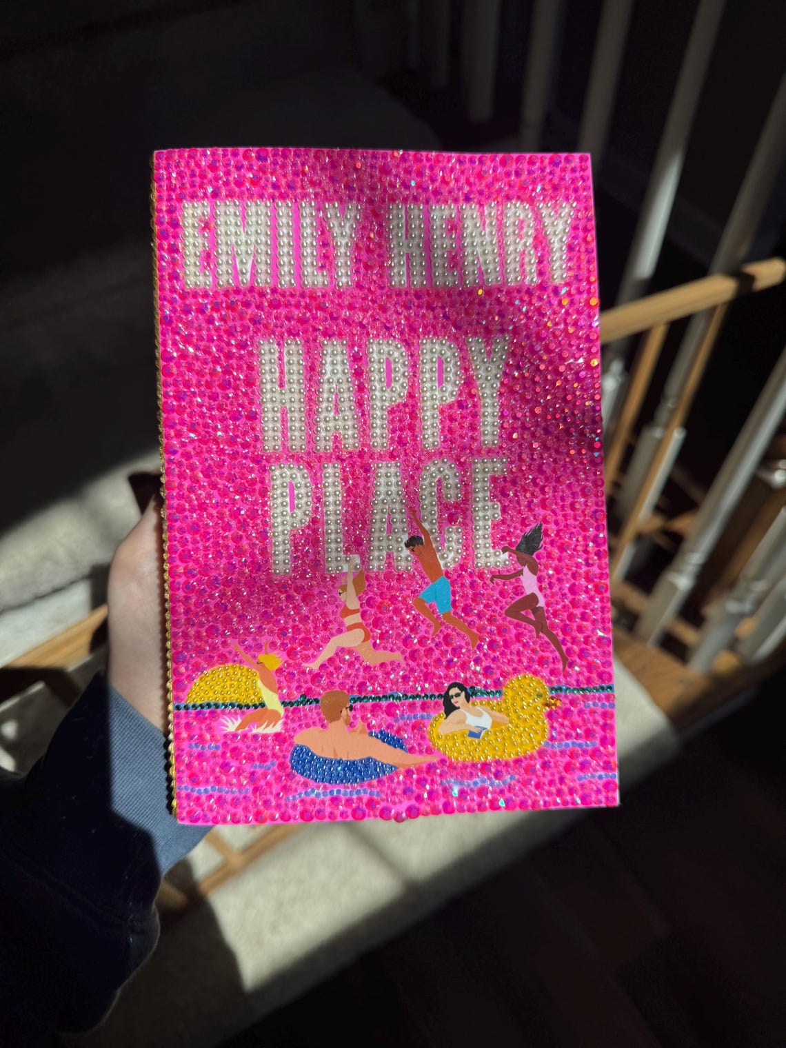 Custom Hand-bedazzled Rhinestone Book Cover - Etsy