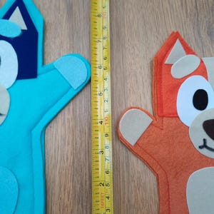 Bluey Family Hand Puppets - Etsy