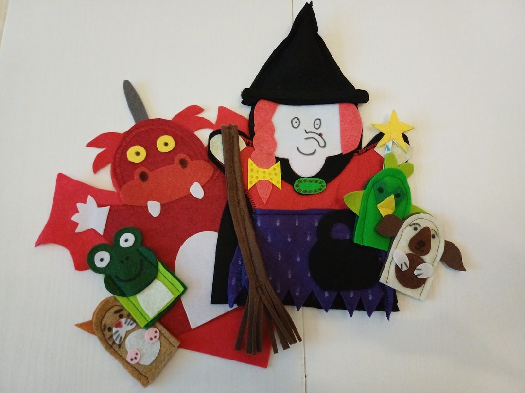 Room on the Broom Puppet Set - Etsy