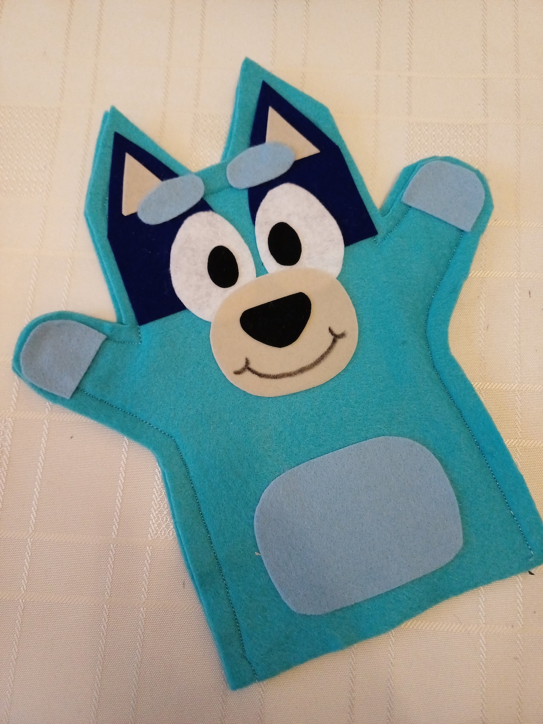 Bluey Hand Puppet - Etsy UK