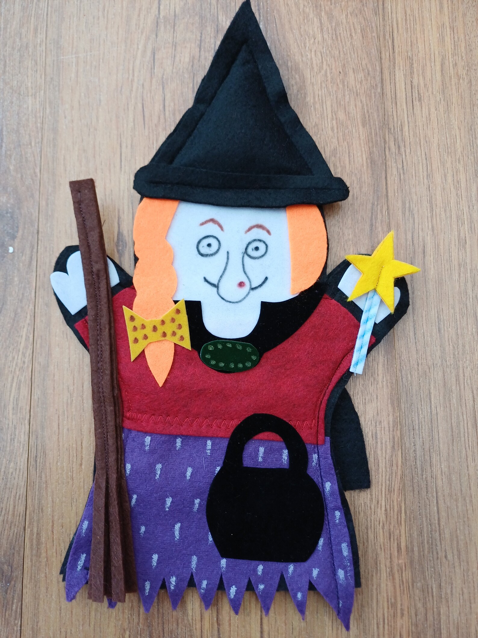 Room on the Broom Puppet Set - Etsy