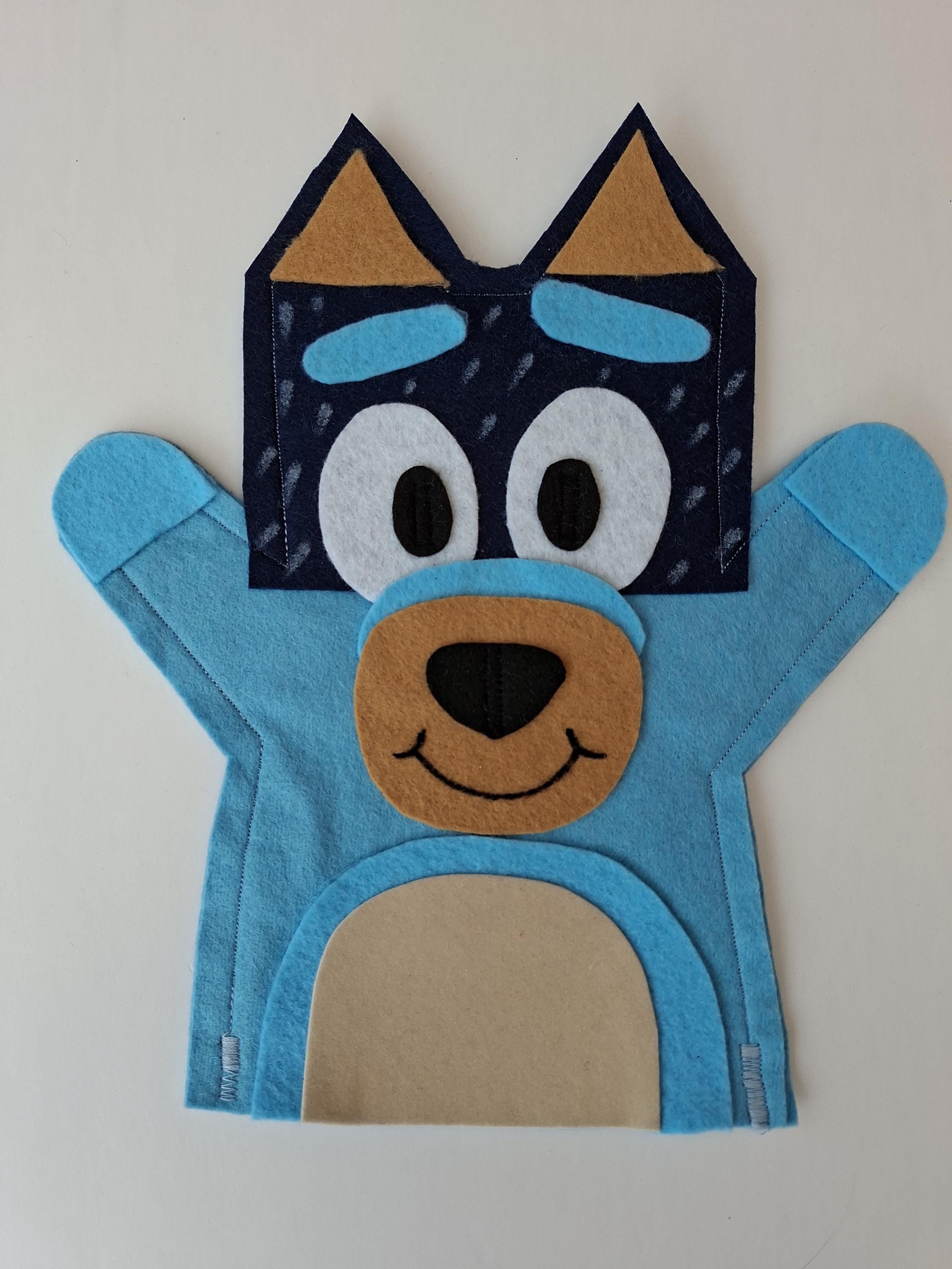 Bluey Family Hand Puppets - Etsy