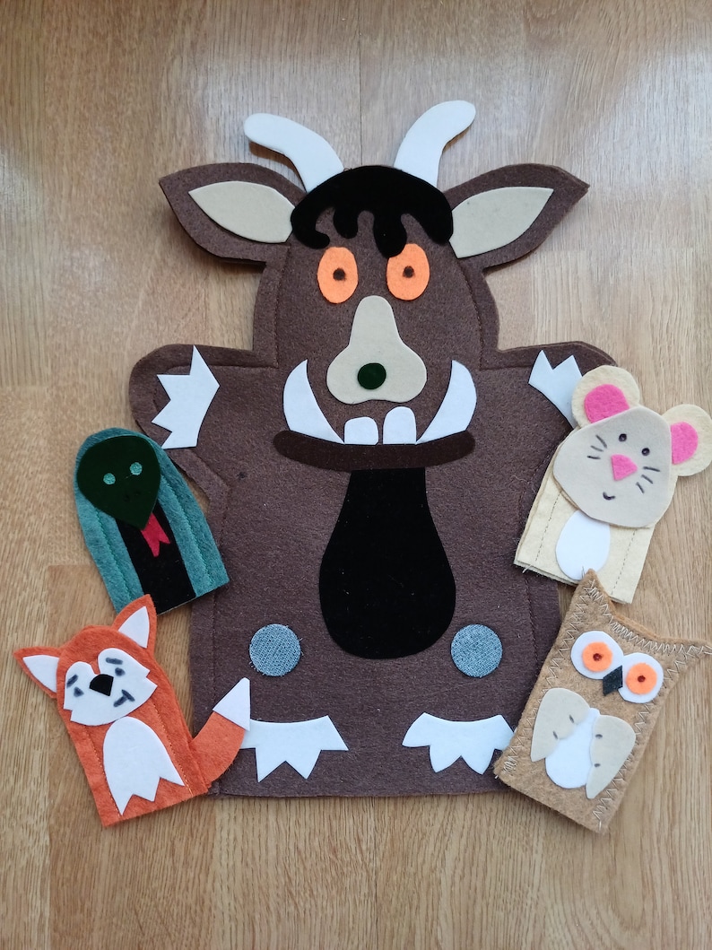 The Gruffalo Puppet Set - Etsy