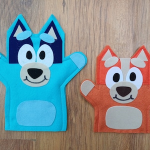 Bluey & Bingo Hand Puppets - Etsy