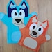 Bluey & Bingo Hand Puppets - Etsy