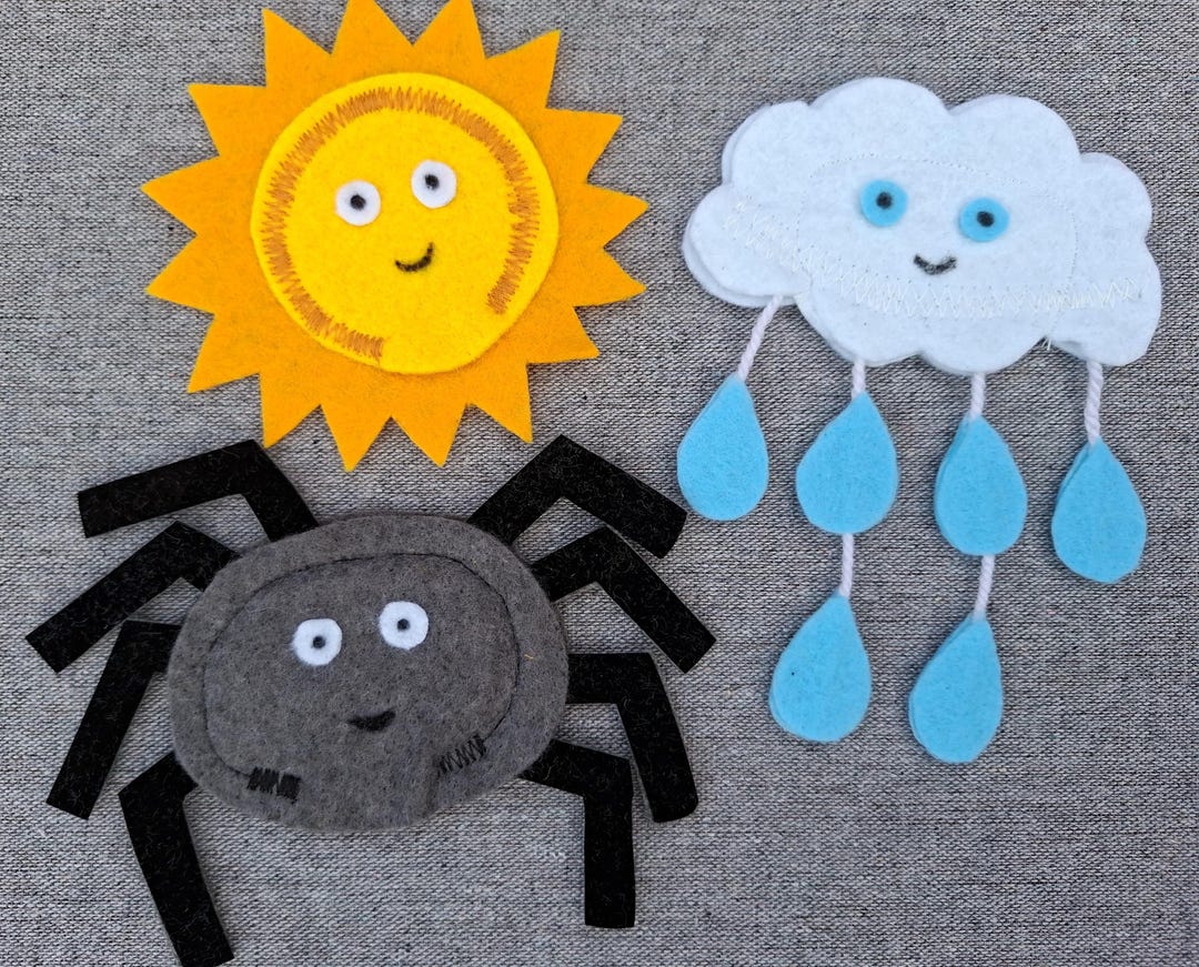 Incy Wincy Spider Puppet Set - Etsy