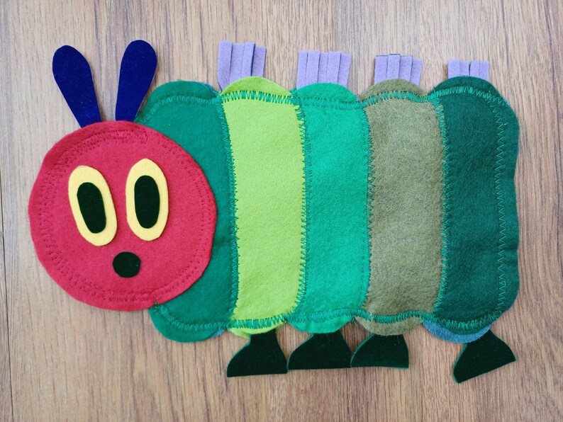 The Very Hungry Caterpillar Hand Puppet - Etsy Australia
