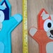 Bluey & Bingo Hand Puppets - Etsy UK