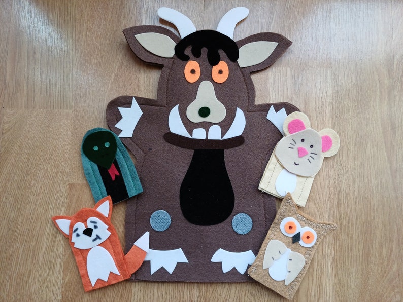 The Gruffalo Puppet Set - Etsy