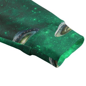 UFO Cardigan Outer Space Flying Saucer Unisex V-neck Cardigan With ...