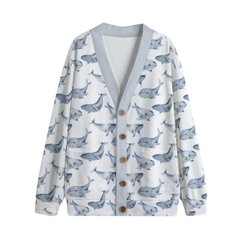 Whale Shark Cardigan - Etsy UK