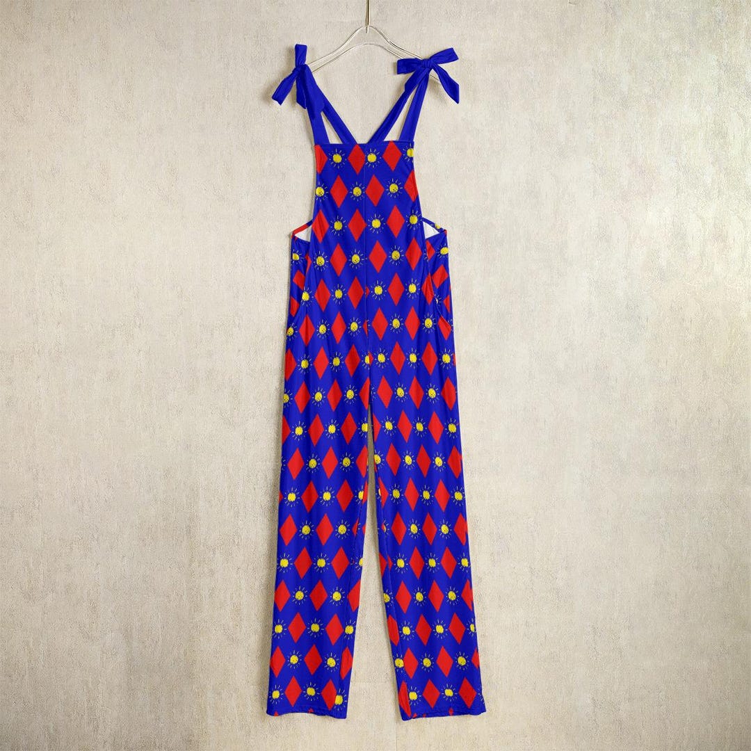 Clown Suit Sunshines and Diamonds Women's Jumpsuit Clowncore Overalls ...