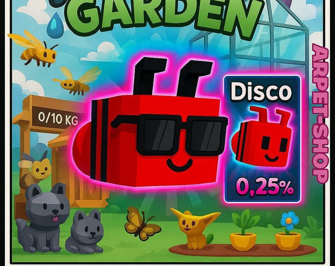 Roblox Grow A Garden - Disco Bee [DIVINE] - Insant Delivery - Etsy