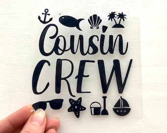 Cousin Crew Iron On - Etsy