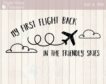First Flight Svg - Etsy