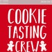 Cookie Tasting Crew Iron-on Appliqué Heat Transfer HTV Matching ...