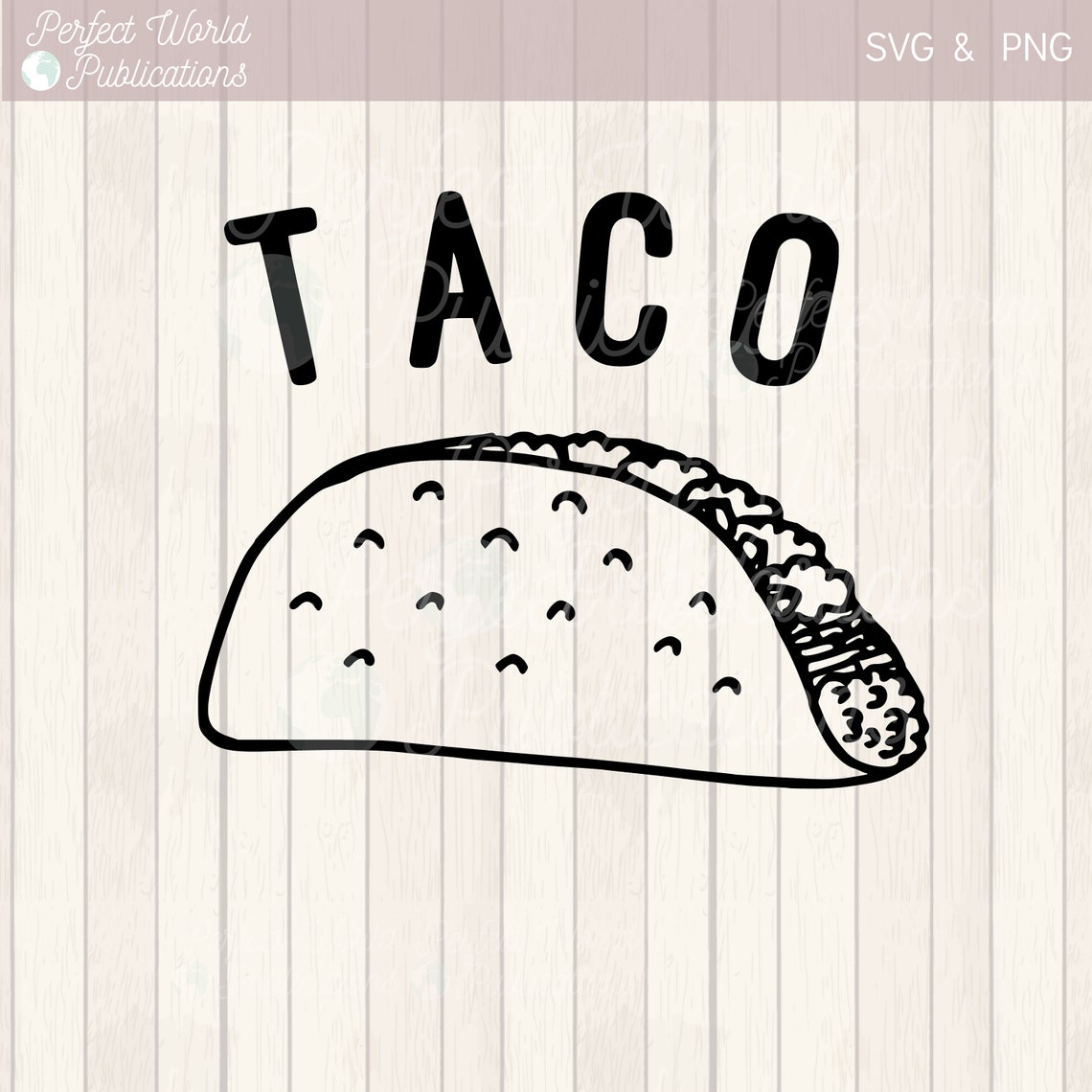 Taco and Taquito Cut File SVG Bundle - Etsy