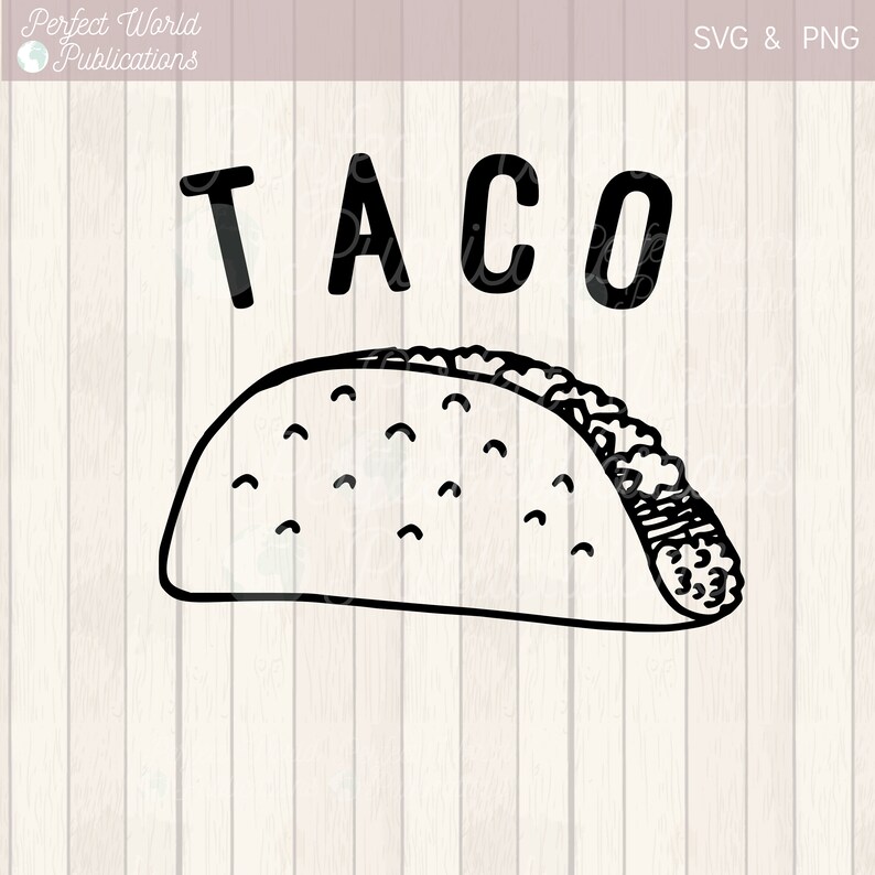 Taco and Taquito Cut File SVG Bundle - Etsy