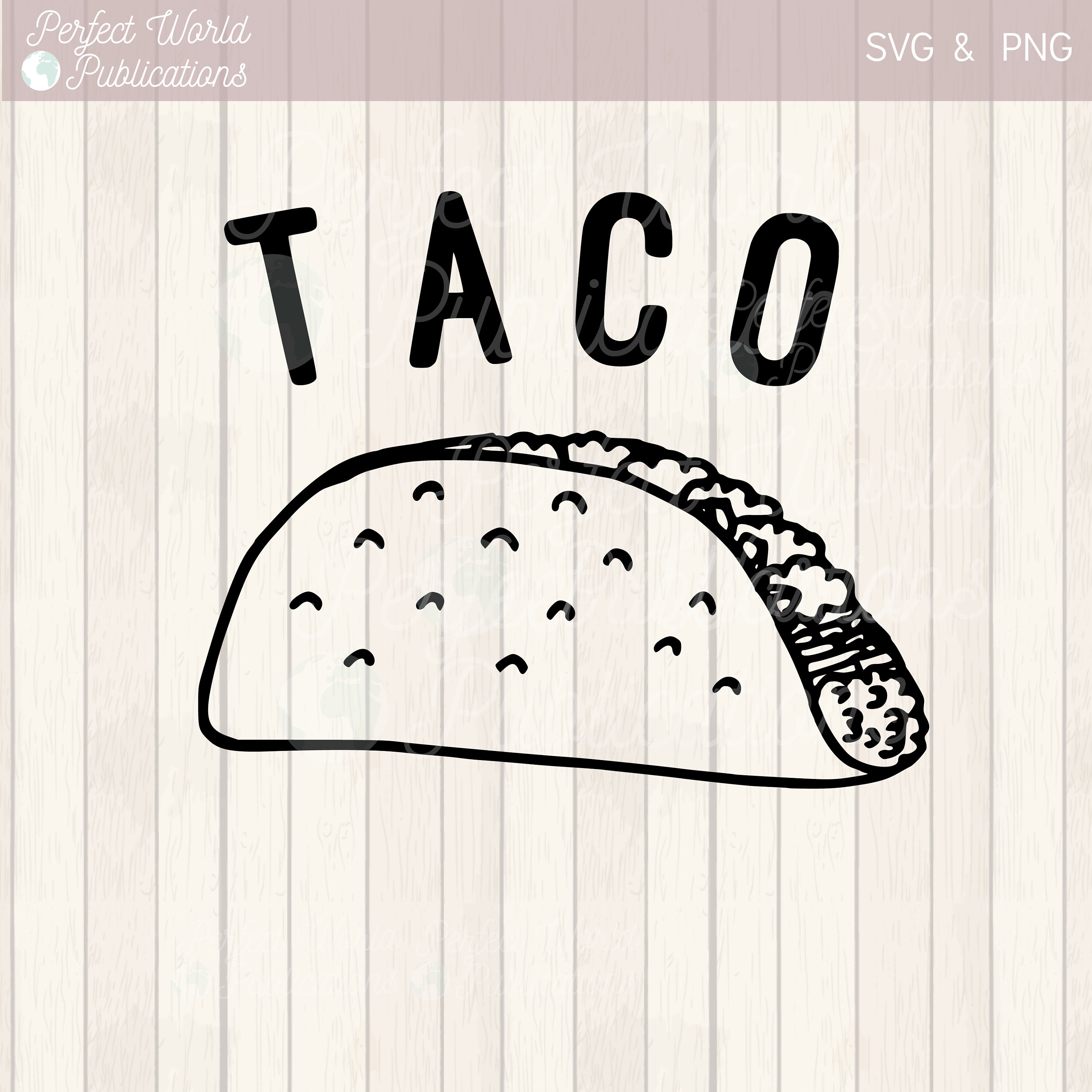 Taco and Taquito Cut File SVG Bundle - Etsy