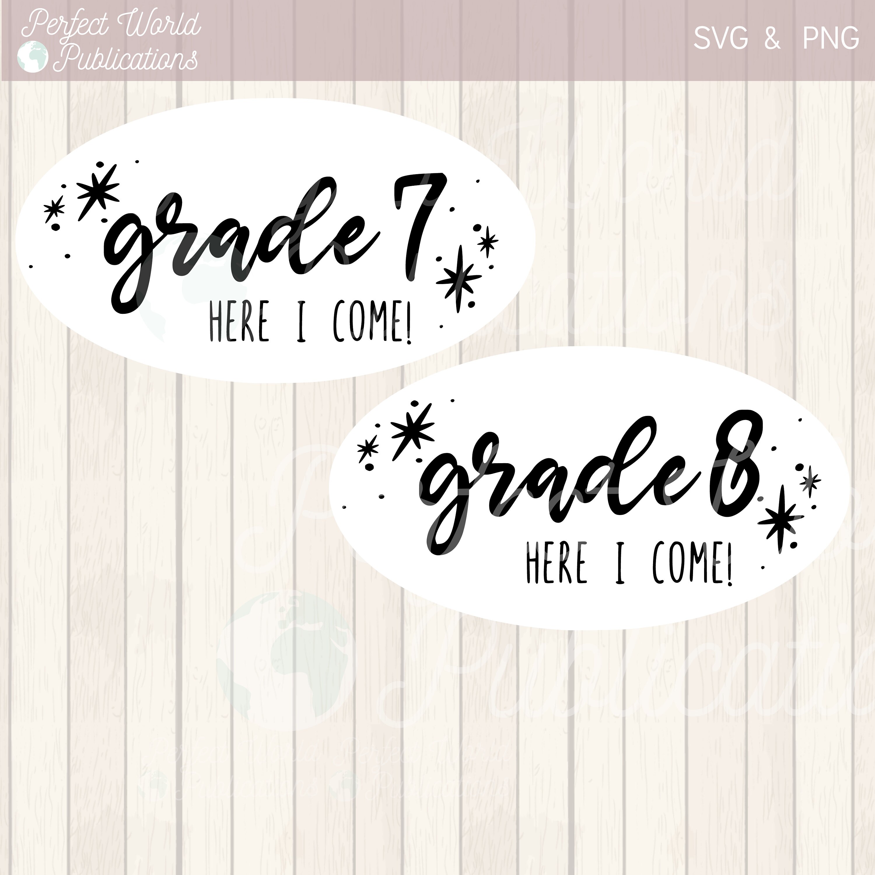 First Day of School Here I Come Sign Bundle SVG Cut File Pre-k - Etsy