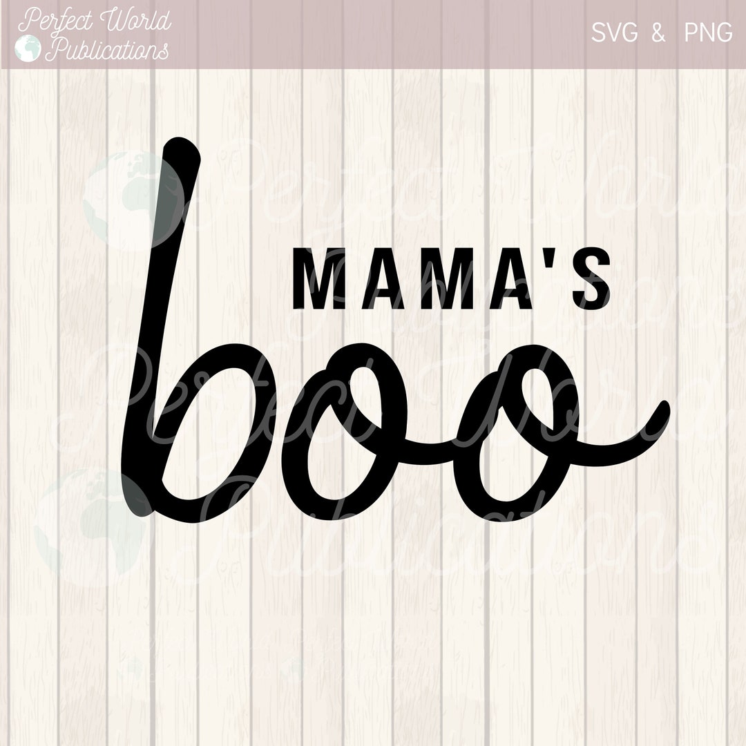 Mama's Boo Cute Halloween Cut File SVG - Etsy
