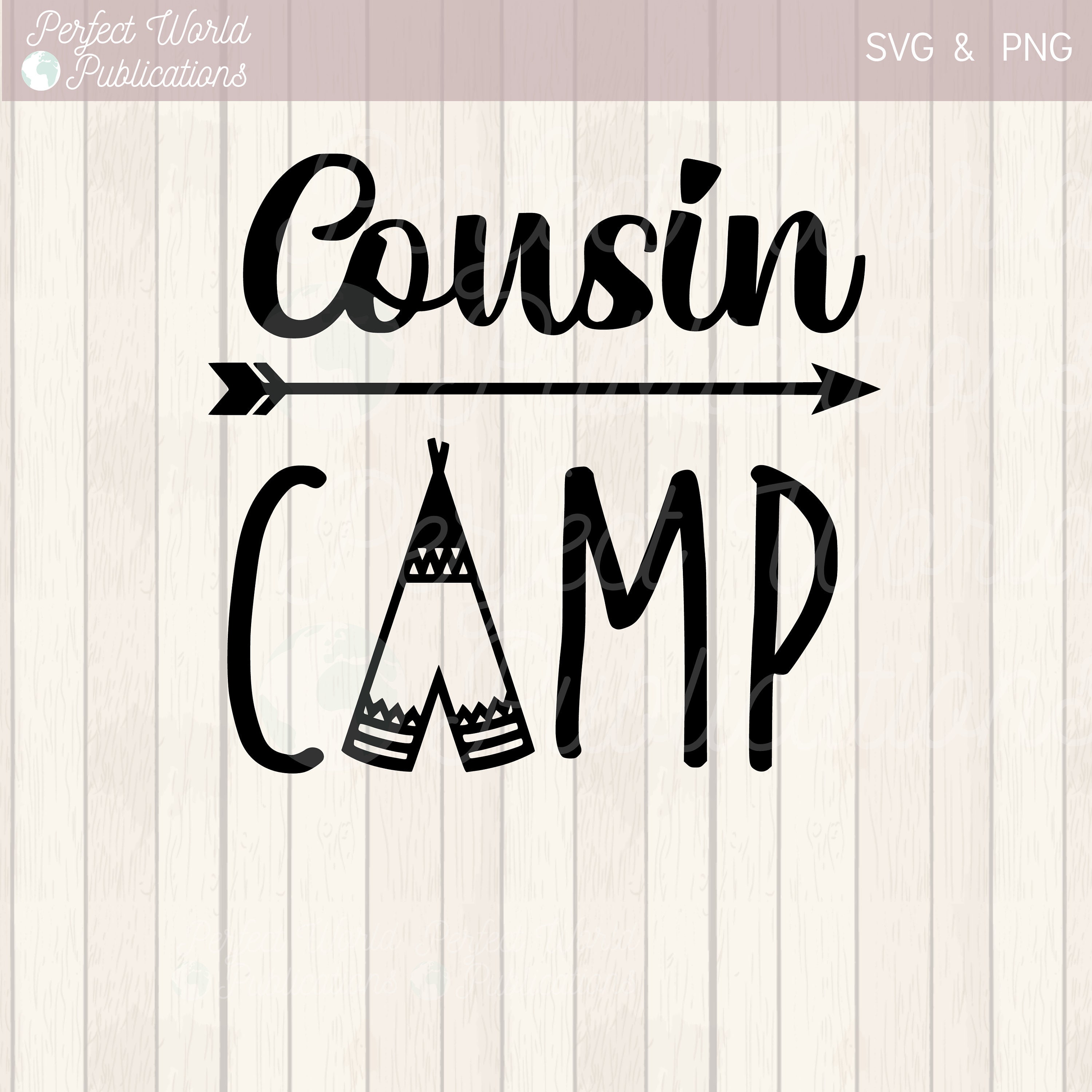 Cousin Camp Cut File SVG | Etsy