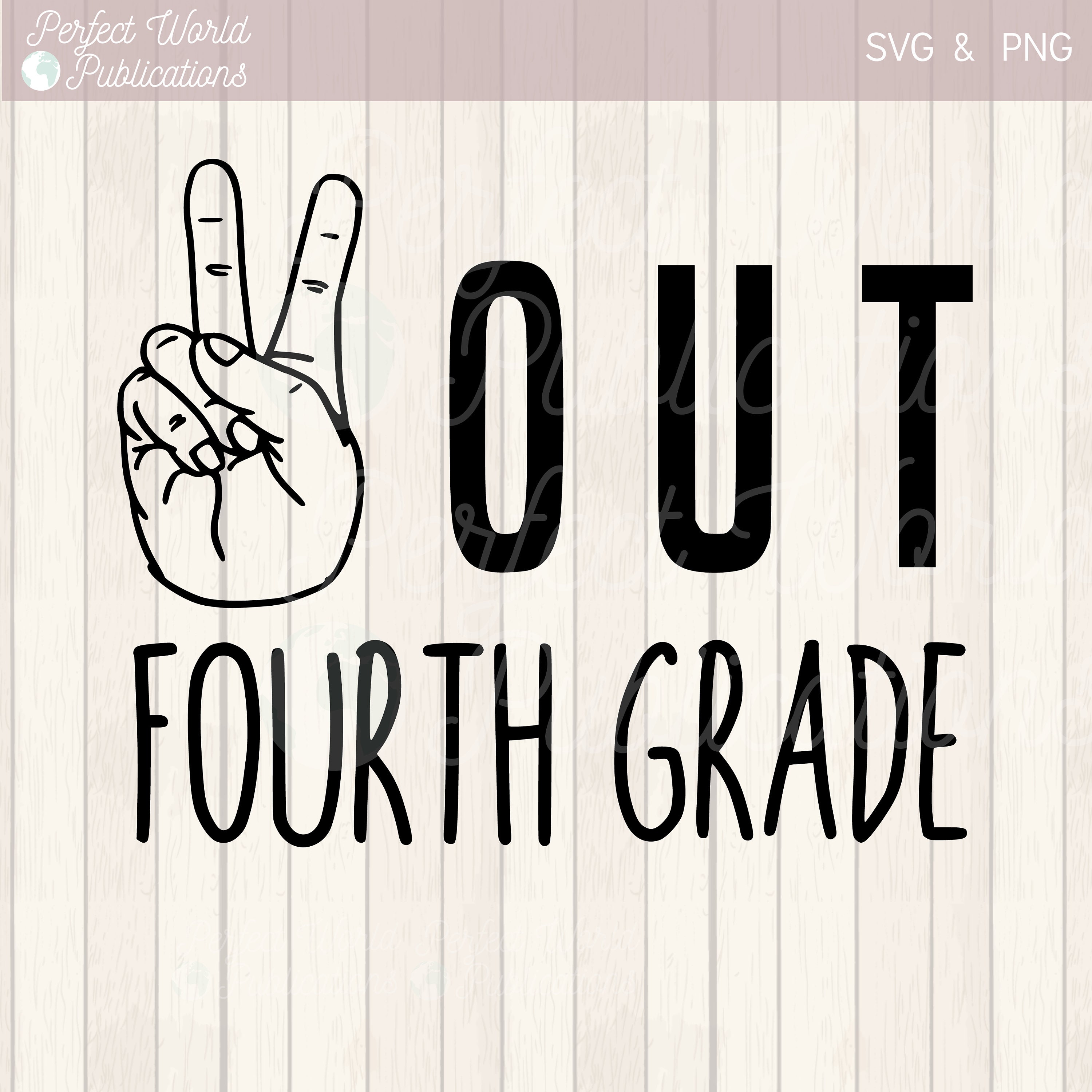 Peace Out Elementary School pre-k to 5th Grade SVG Cut File - Etsy